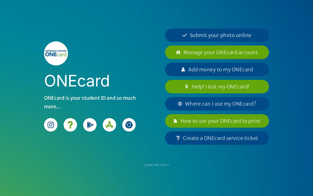 ONEcard Linksite